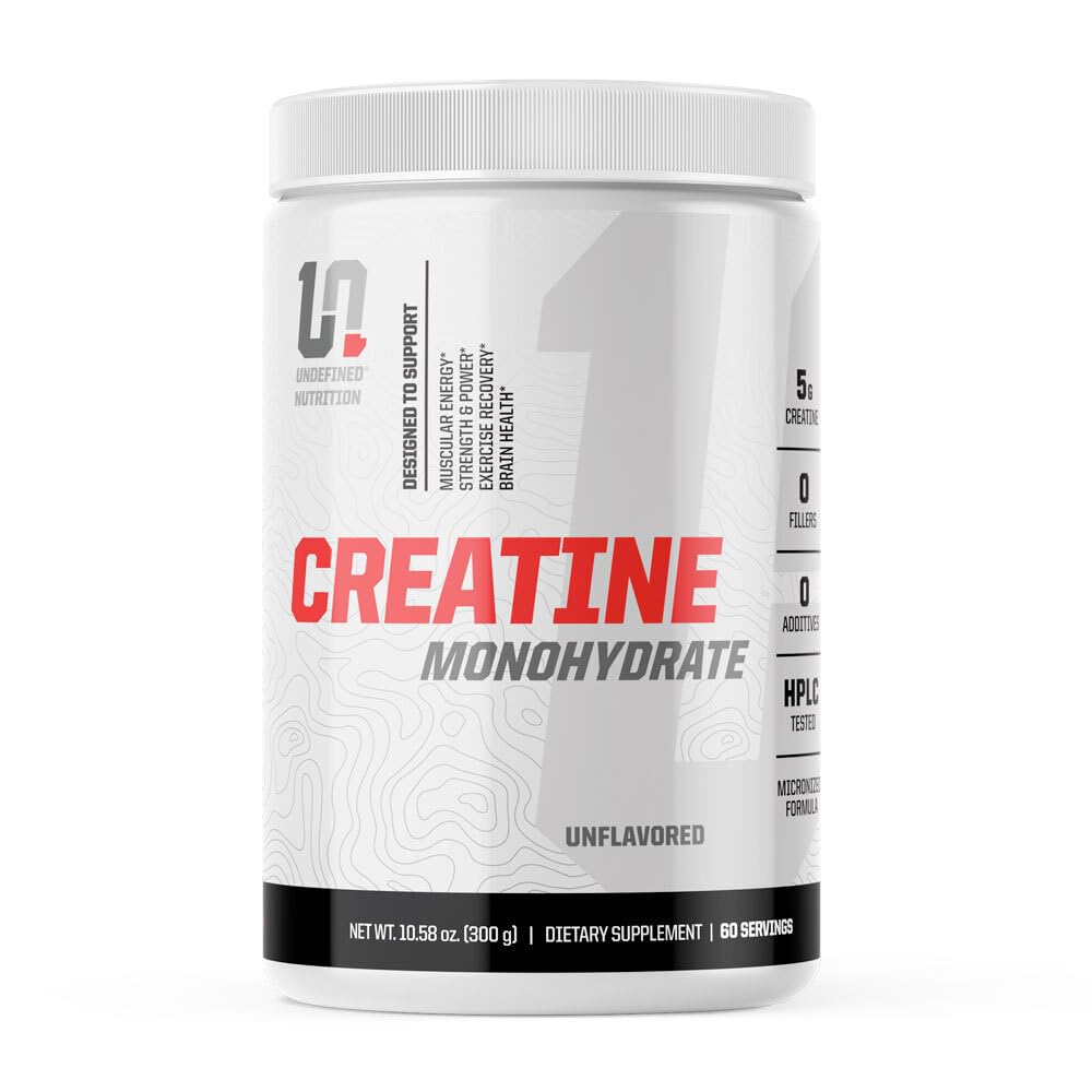 undefined nutrition creatine monohydrate supplement