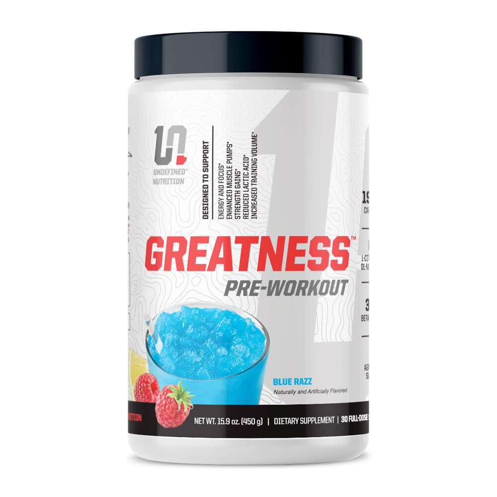 Undefined Nutrition pre-workout energy boost