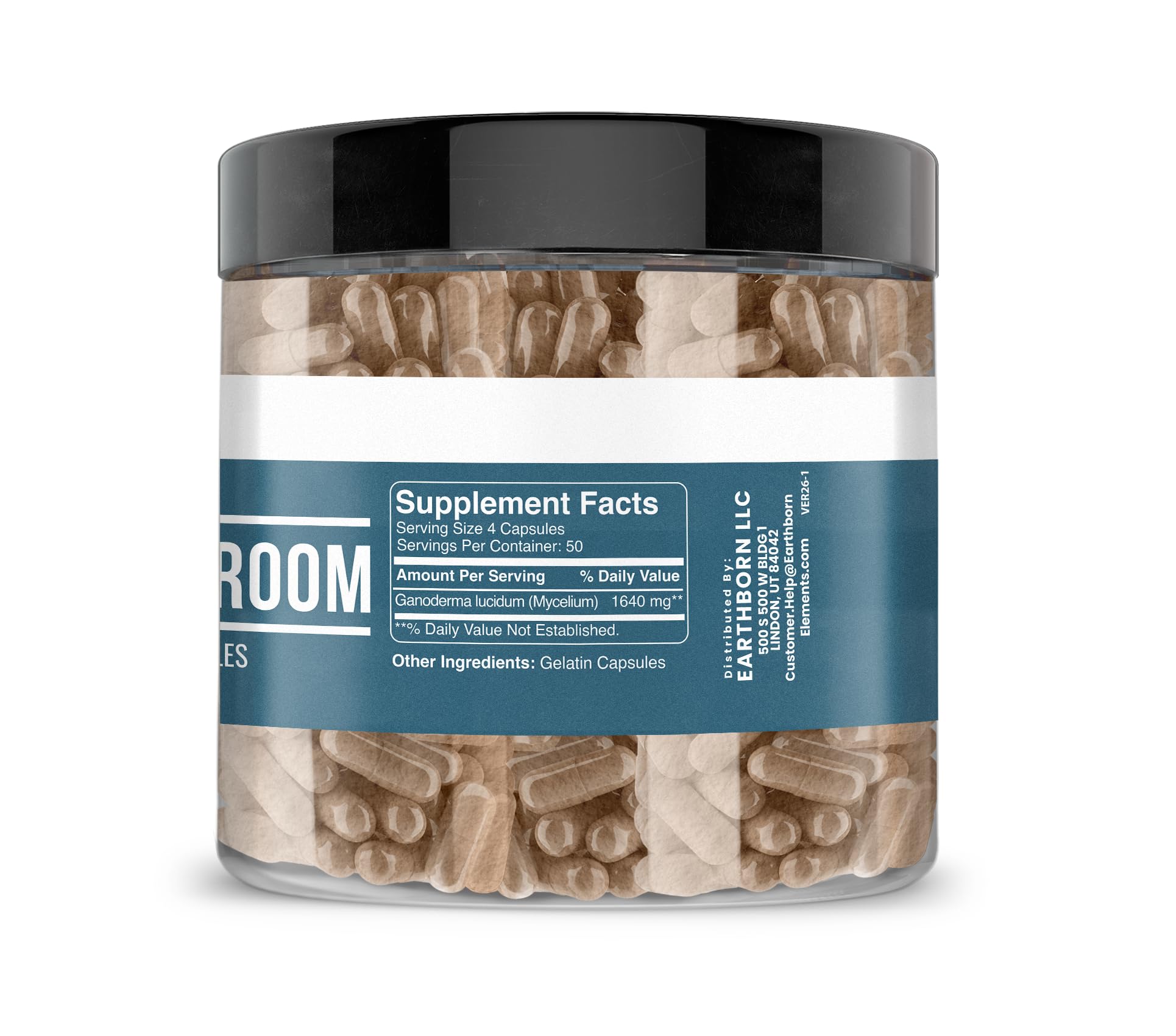 undiluted mushroom capsules for wellness