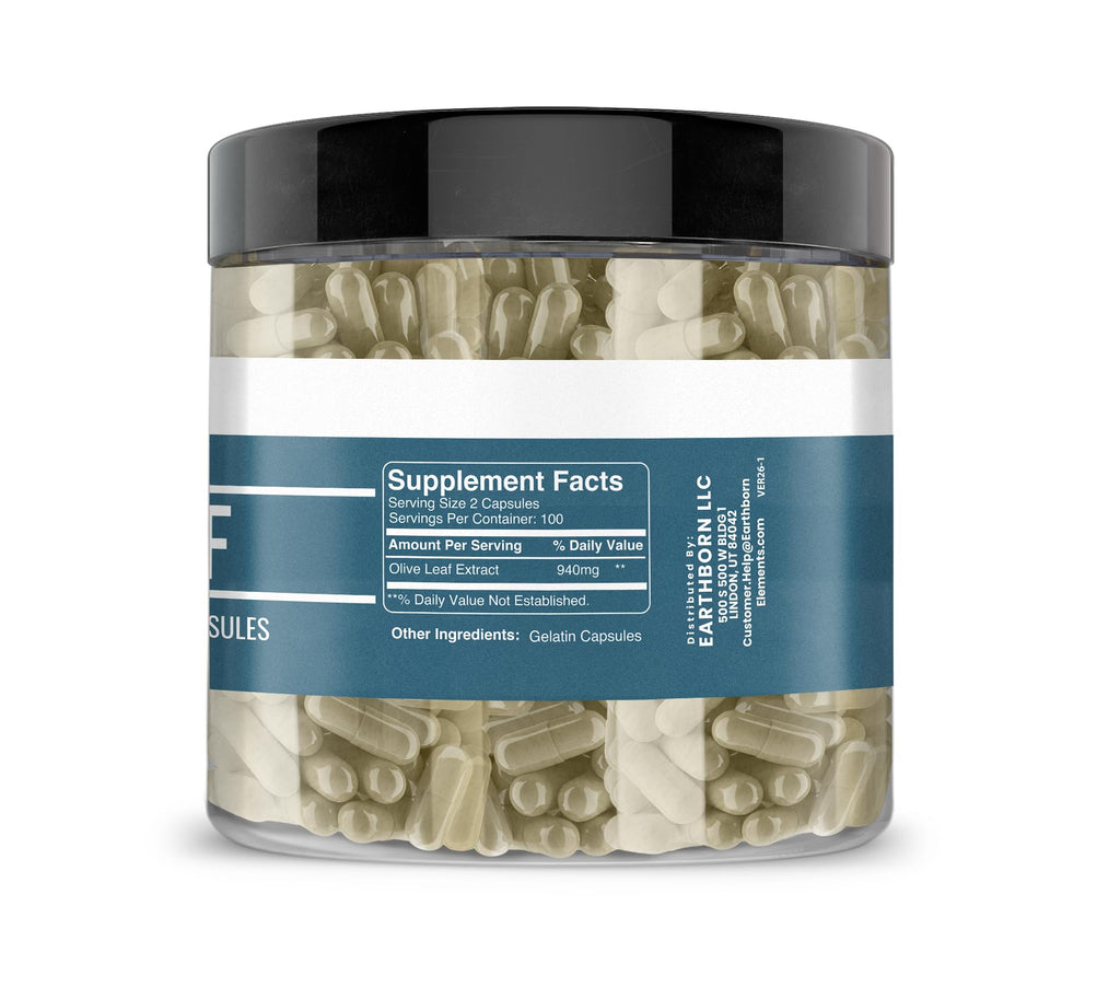 undiluted olive leaf supplement