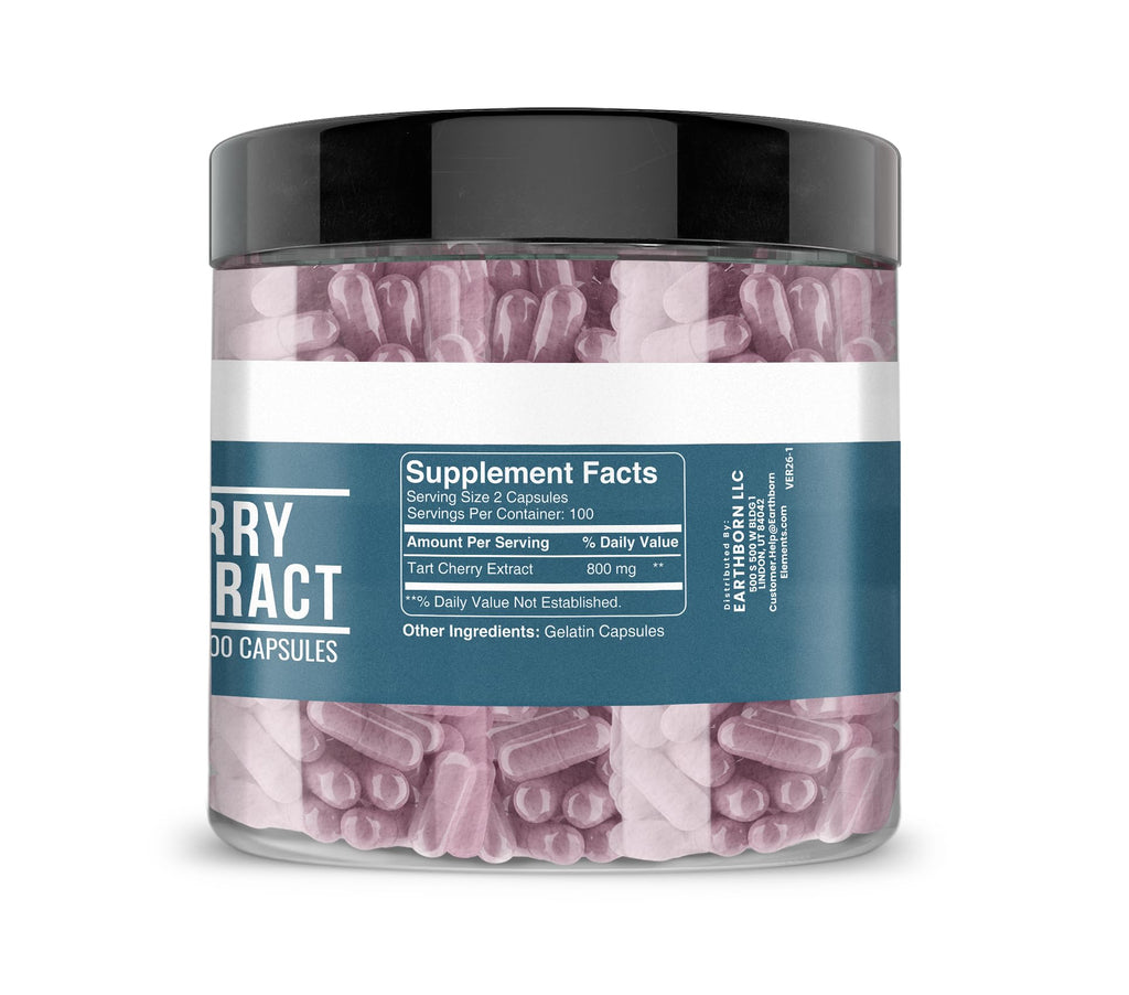 undiluted tart cherry supplement benefits