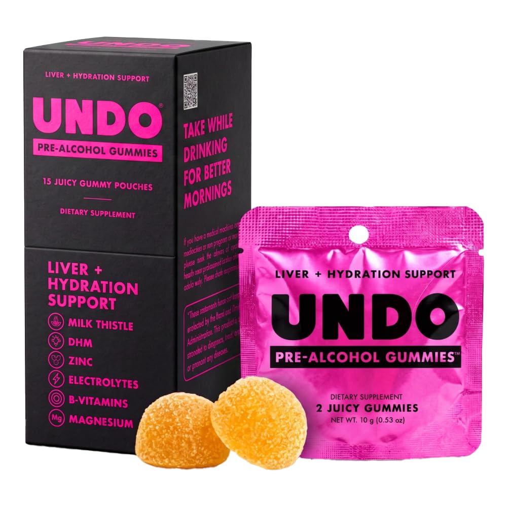 Undo Gummies pre-alcohol support