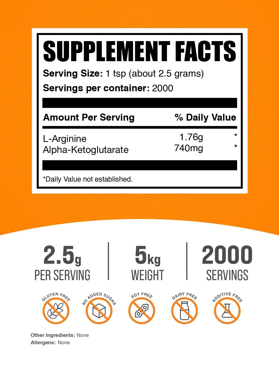 unflavored AAKG supplement for workouts