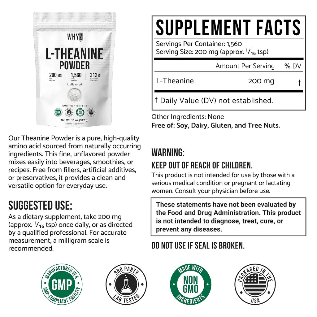 Unflavored amino acid supplement for stress relief