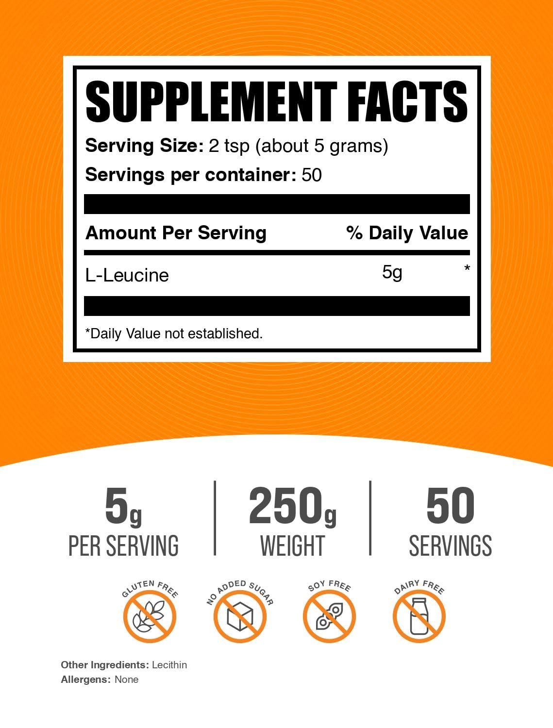 Unflavored BCAA supplement for athletes