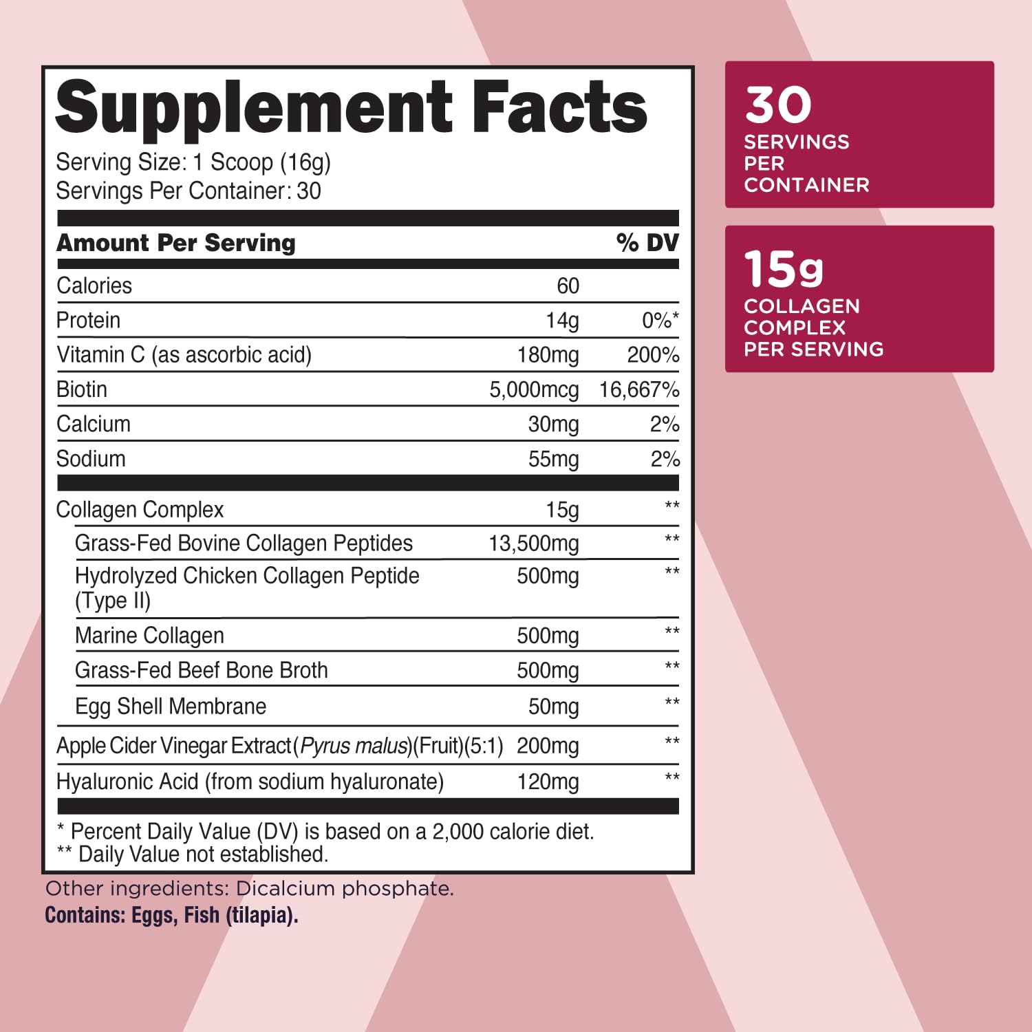 unflavored beauty collagen supplement