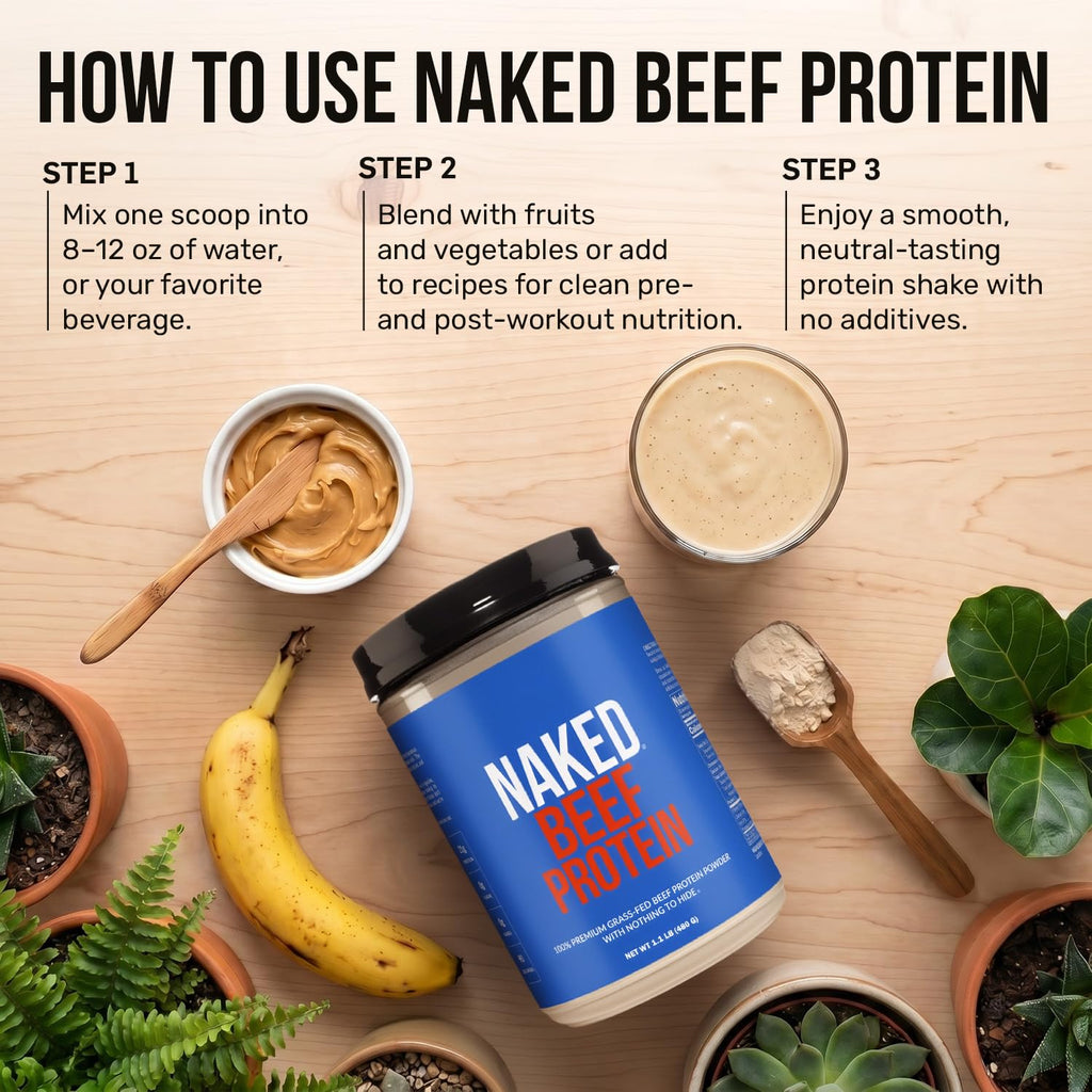 unflavored beef protein for smoothies