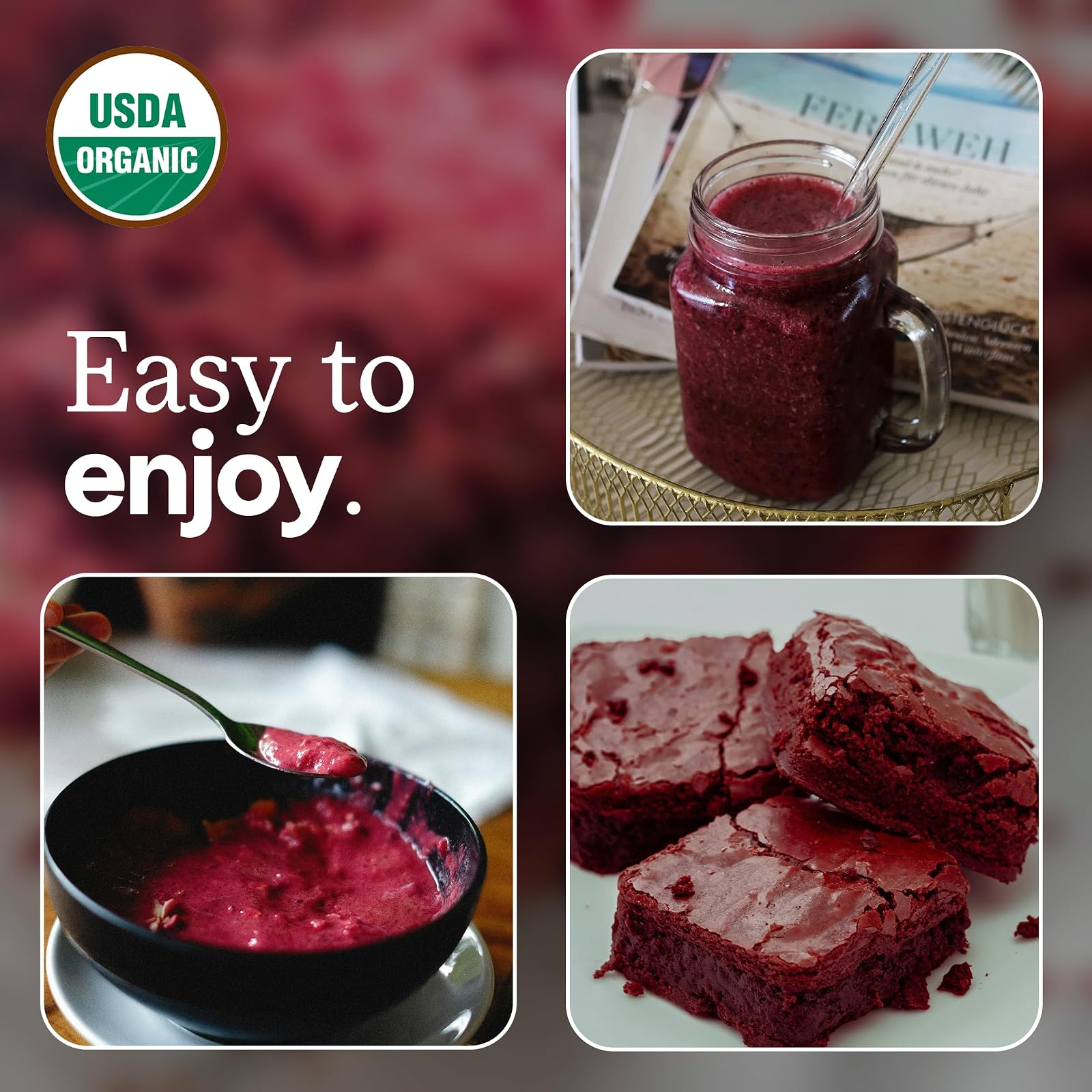 unflavored beet powder for smoothies