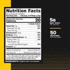 Unflavored beet root powder for smoothies