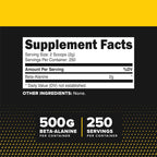 unflavored Beta Alanine for muscle endurance