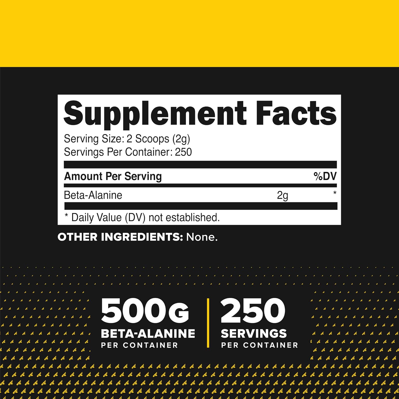 unflavored Beta Alanine for muscle endurance