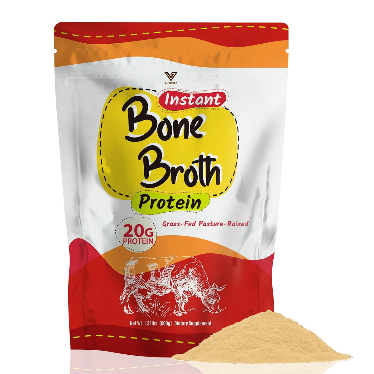 unflavored bone broth protein powder