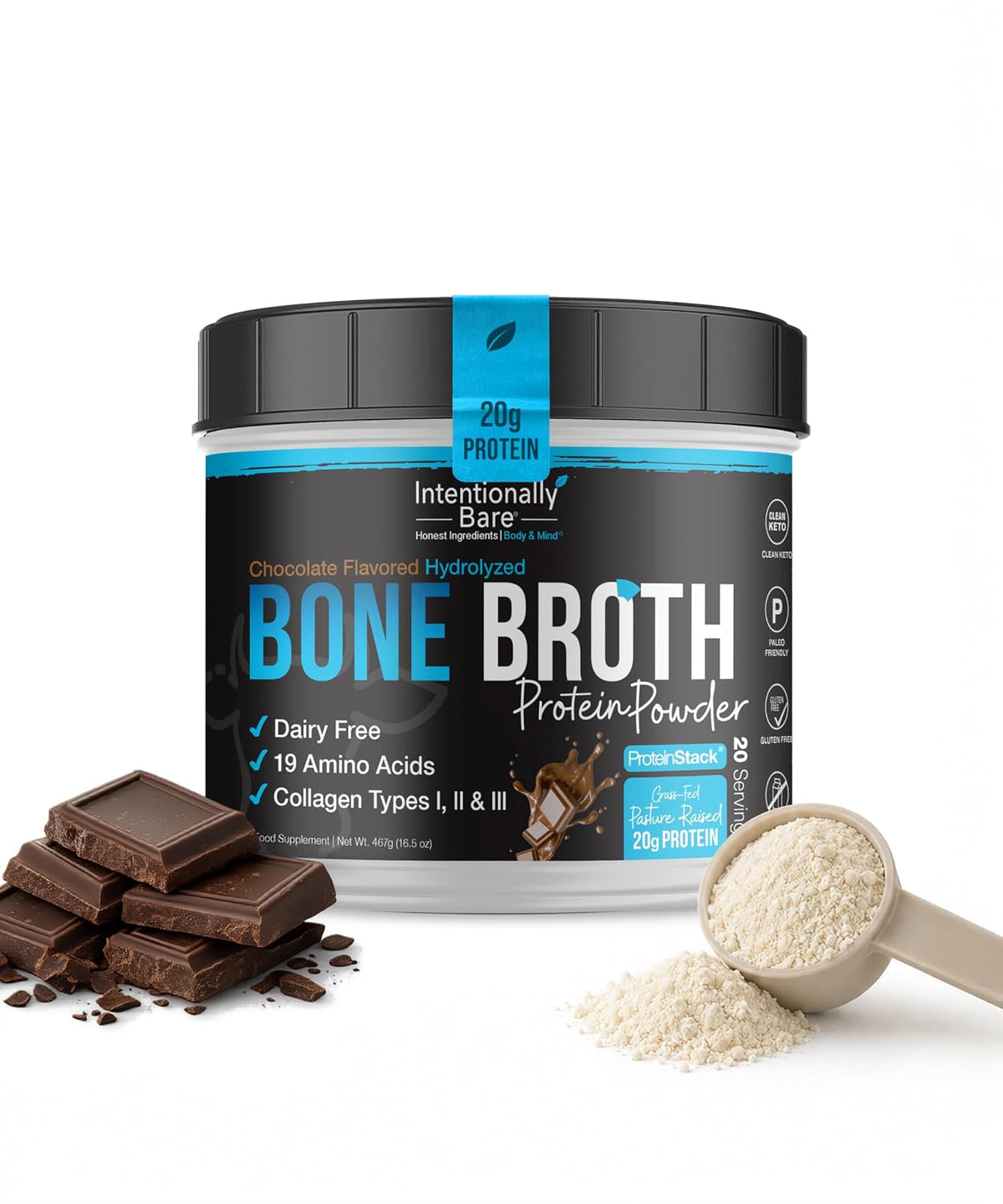 unflavored bone broth protein powder