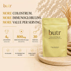 unflavored bovine colostrum for gut health