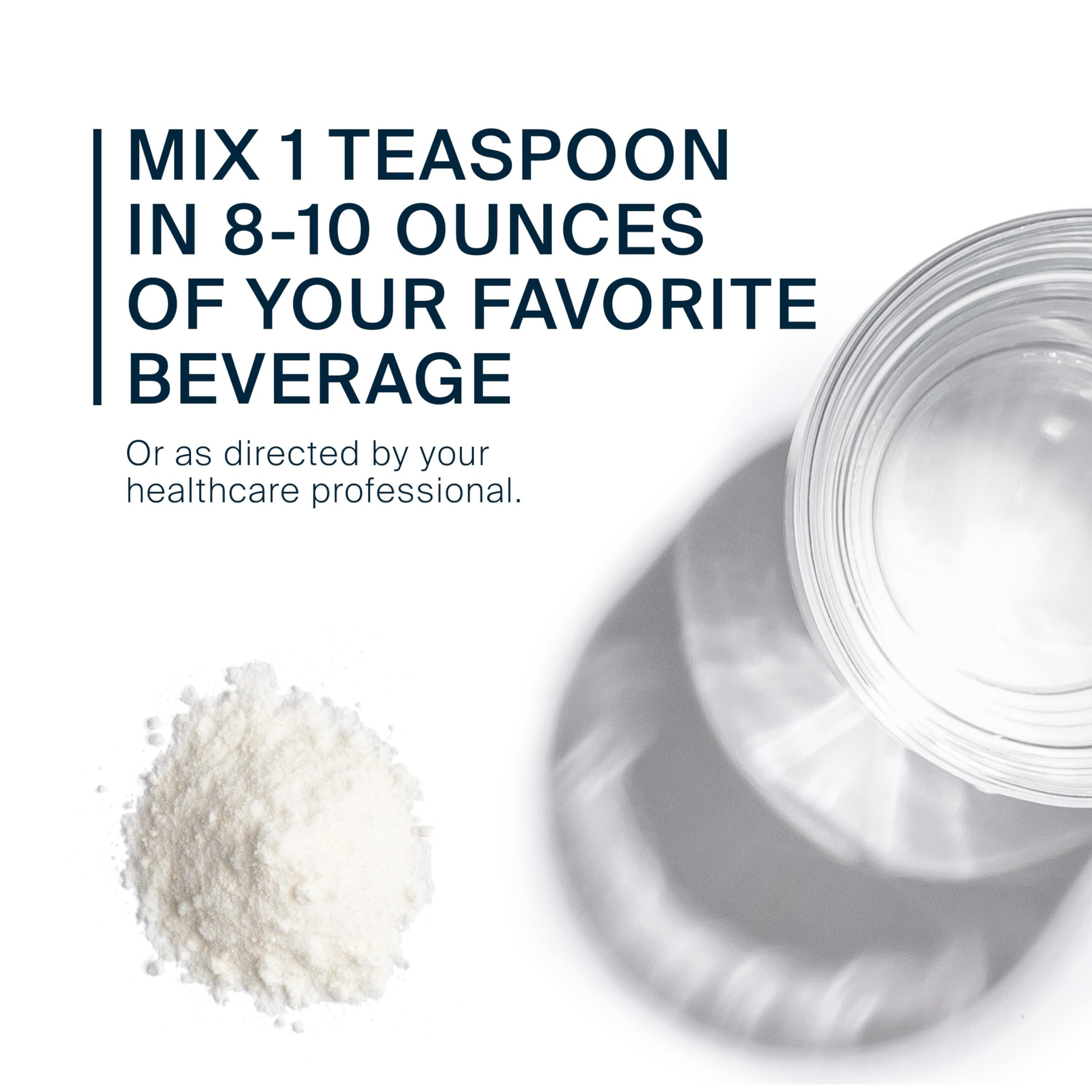 Unflavored brain supplement for versatility