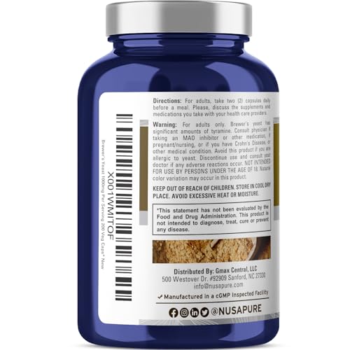 unflavored brewer's yeast for adults