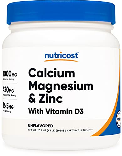 unflavored calcium magnesium zinc powder