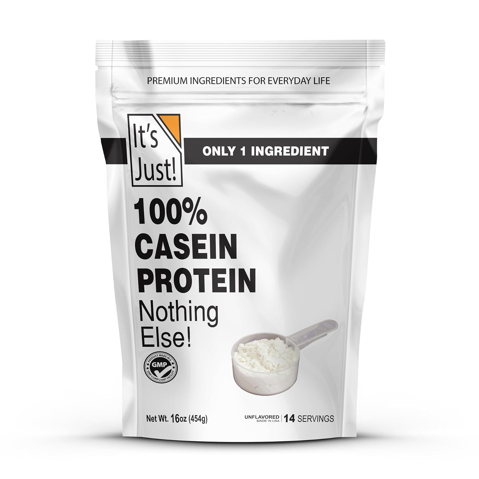 unflavored casein protein powder