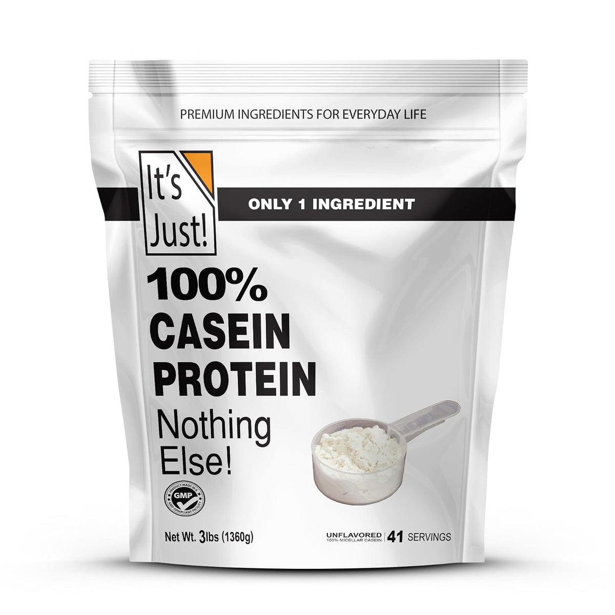 unflavored casein protein powder