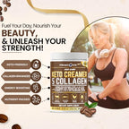 Unflavored collagen creamer for smoothies