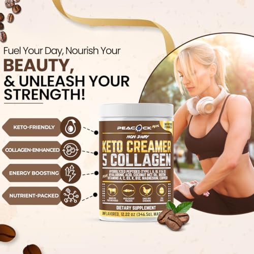 Unflavored collagen creamer for smoothies