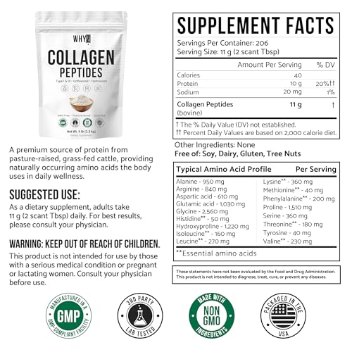 Unflavored collagen for daily use