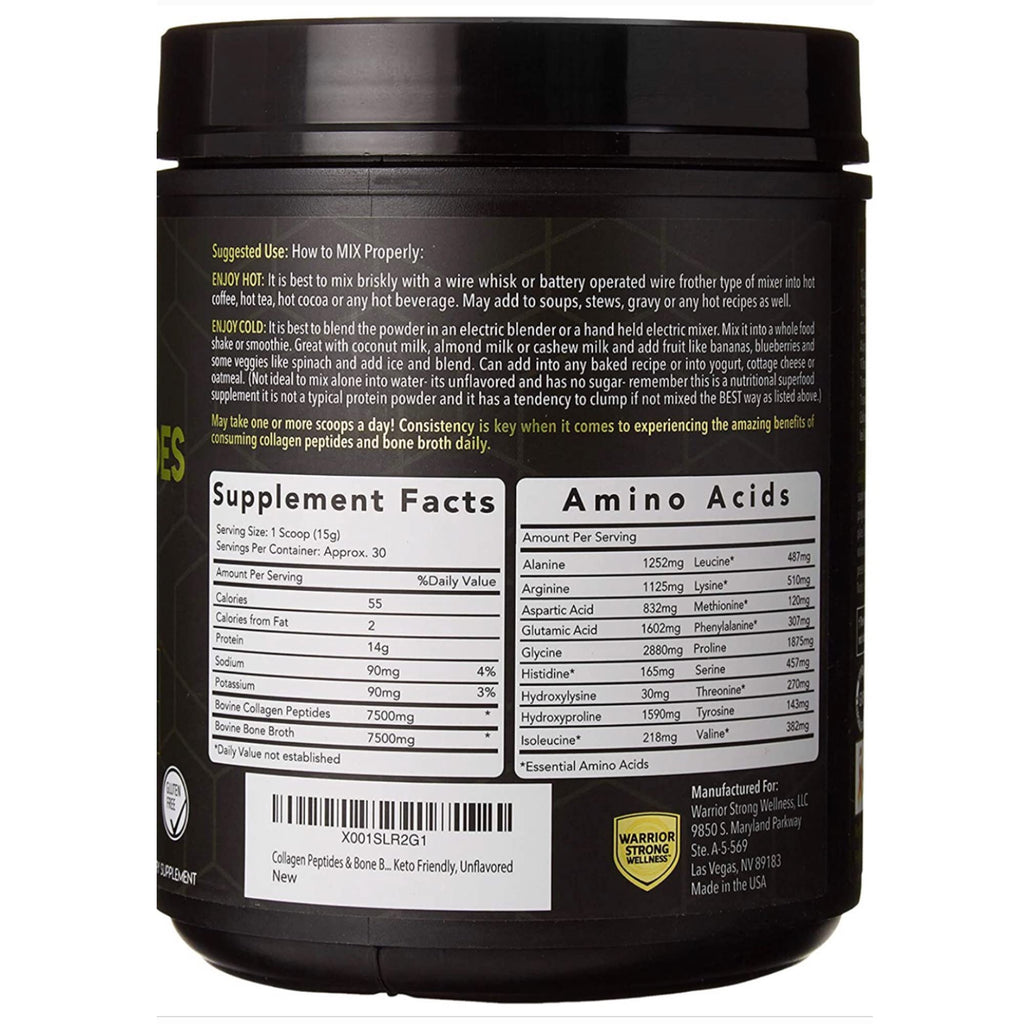unflavored collagen for keto diets