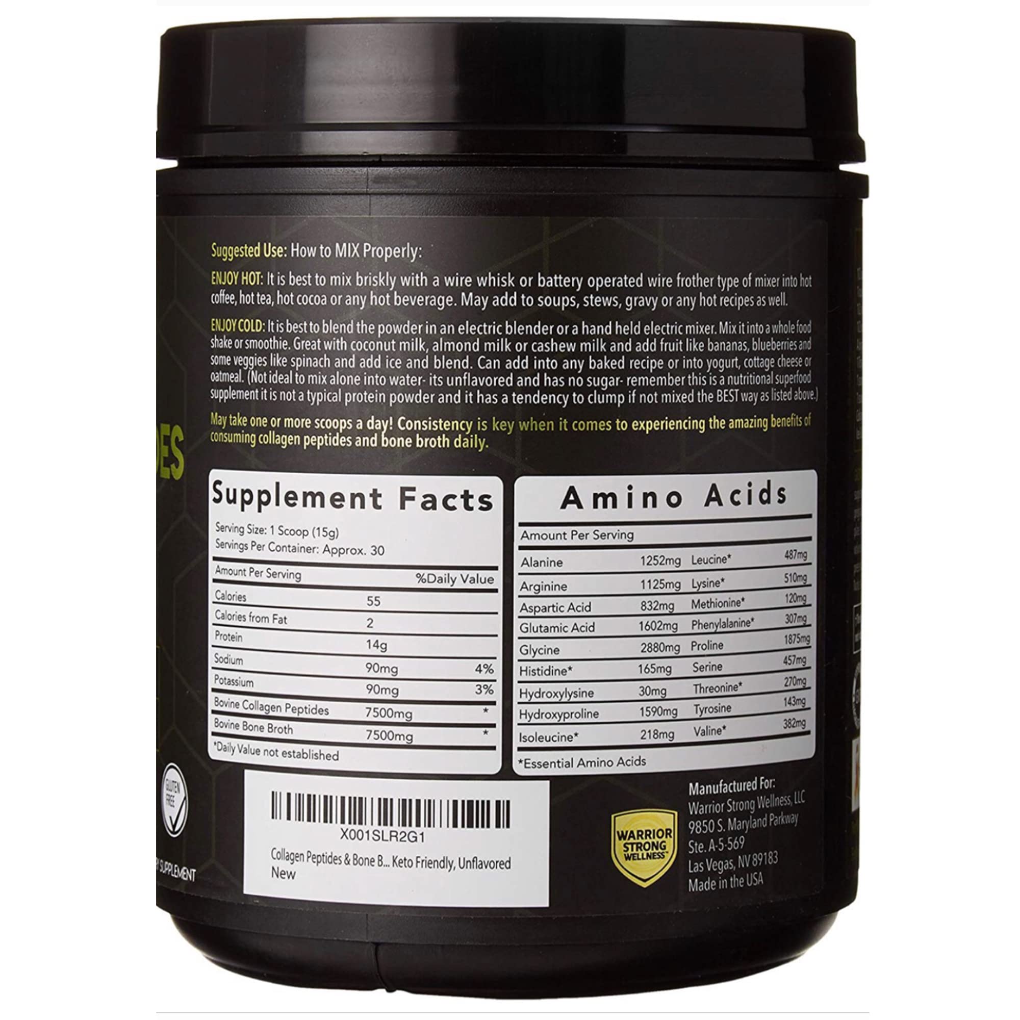 unflavored collagen for keto diets