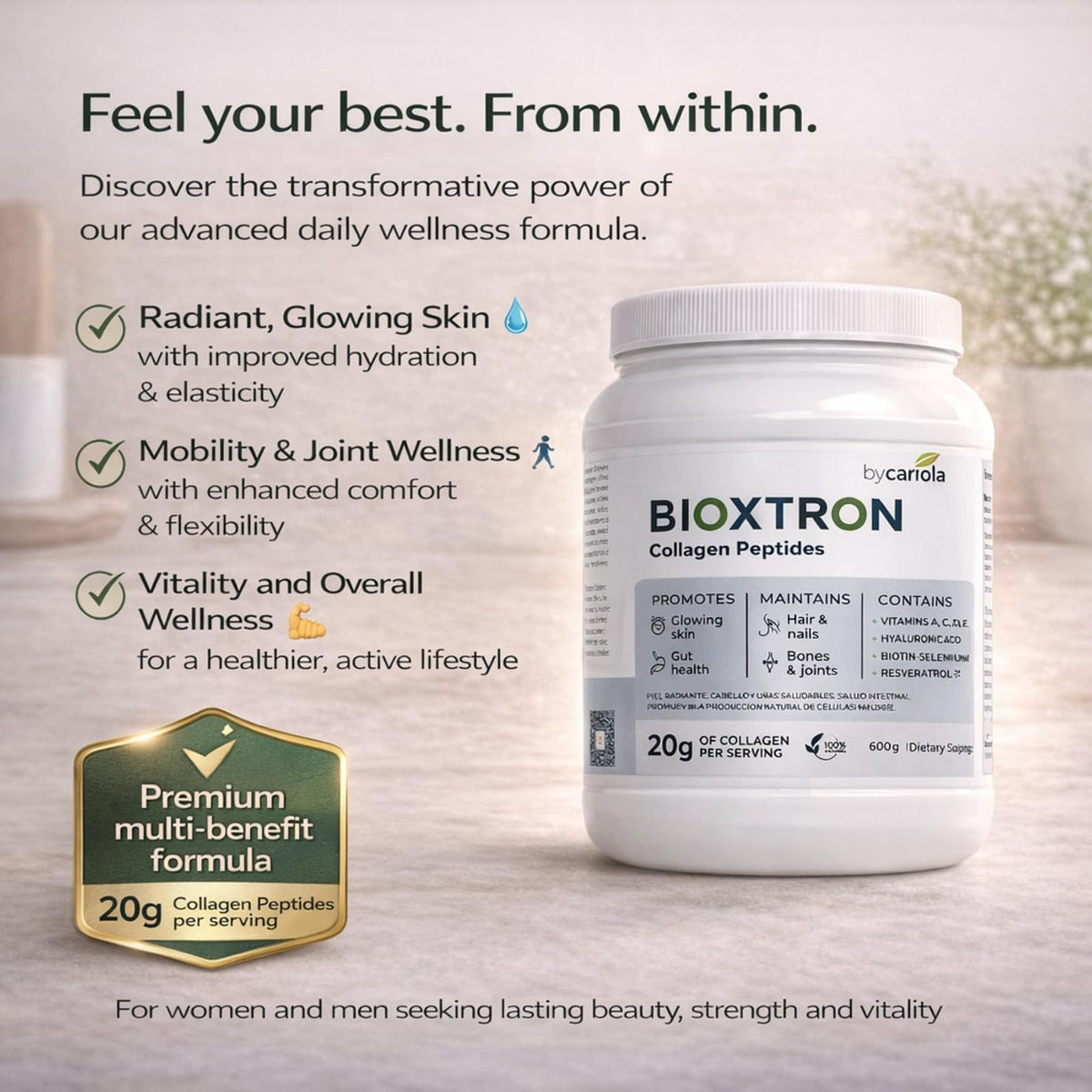 unflavored collagen peptides for smoothies