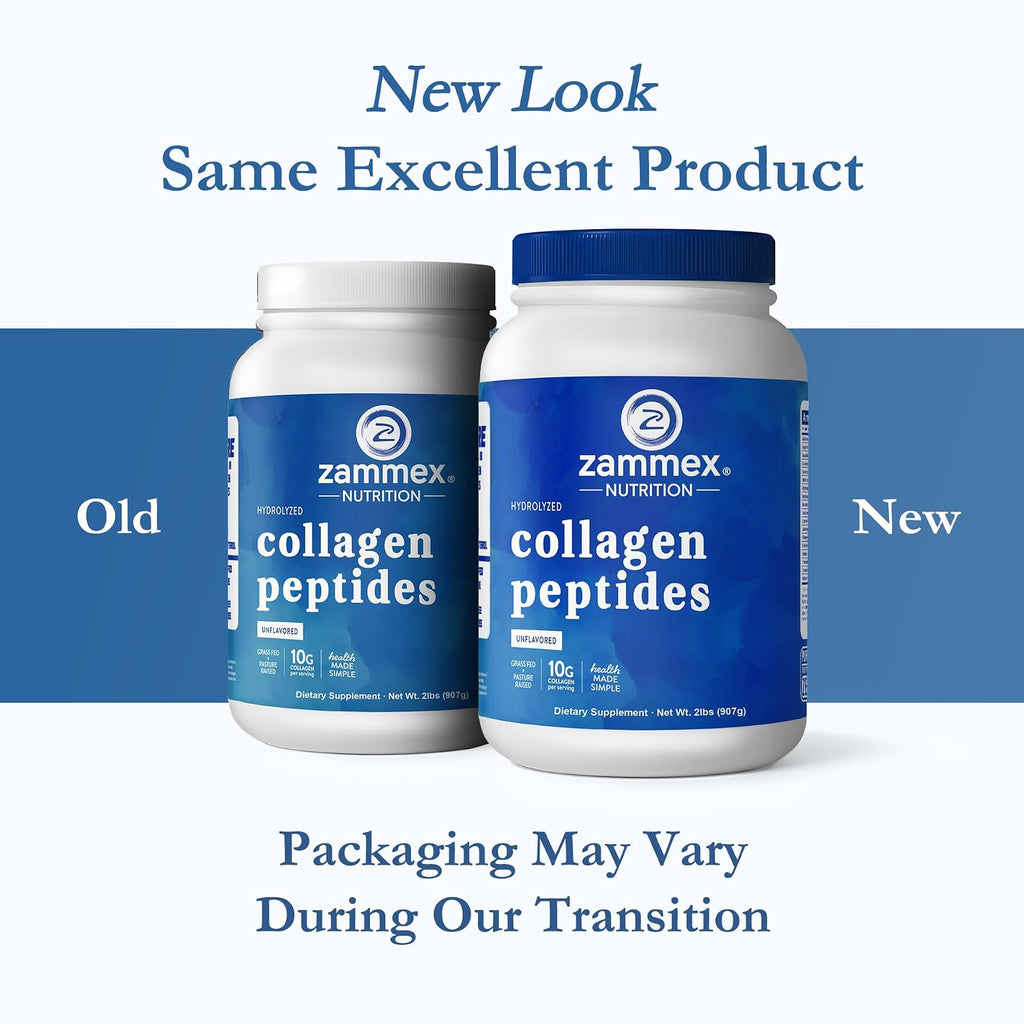 Unflavored collagen peptides for smoothies