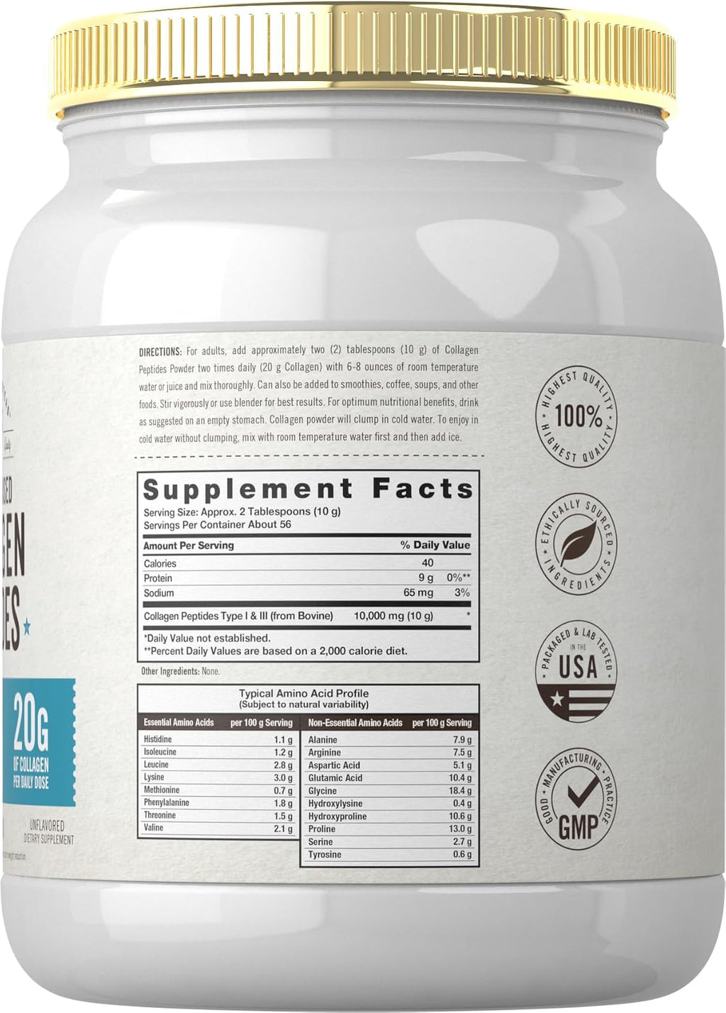 unflavored collagen peptides for smoothies
