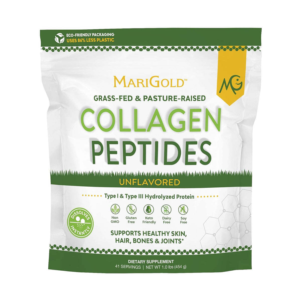 unflavored collagen peptides powder