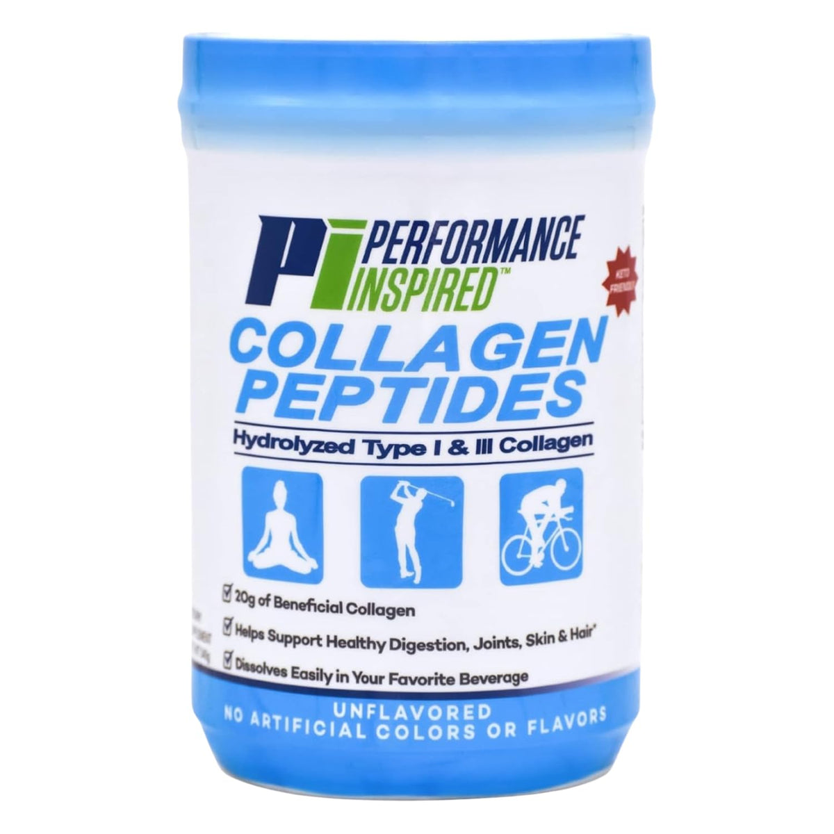 unflavored collagen peptides powder