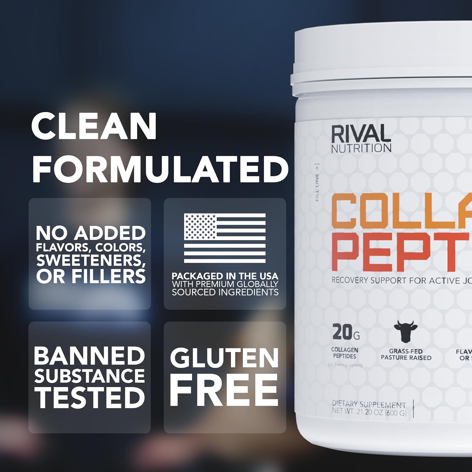 unflavored collagen powder for beauty