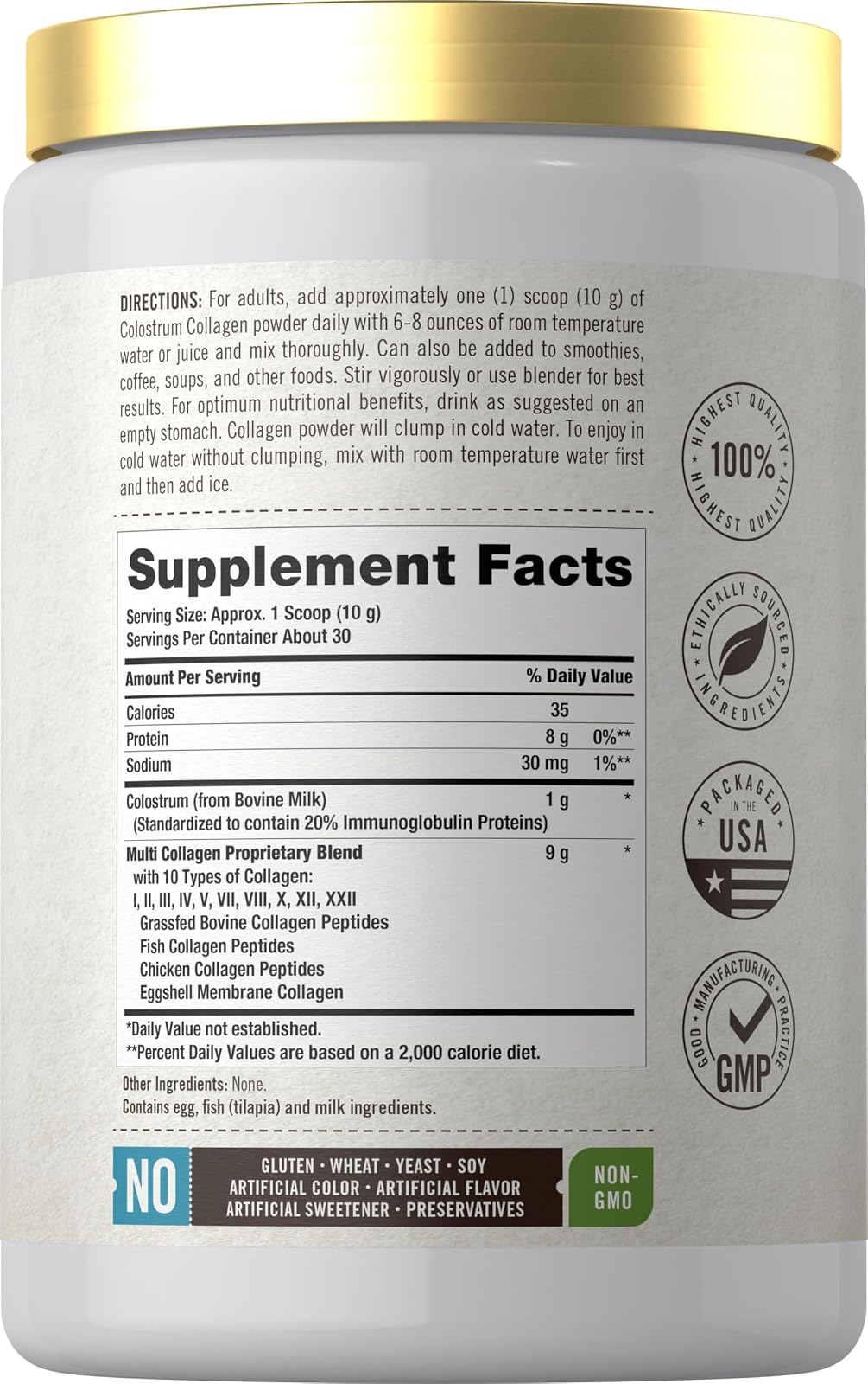 unflavored collagen powder for smoothies