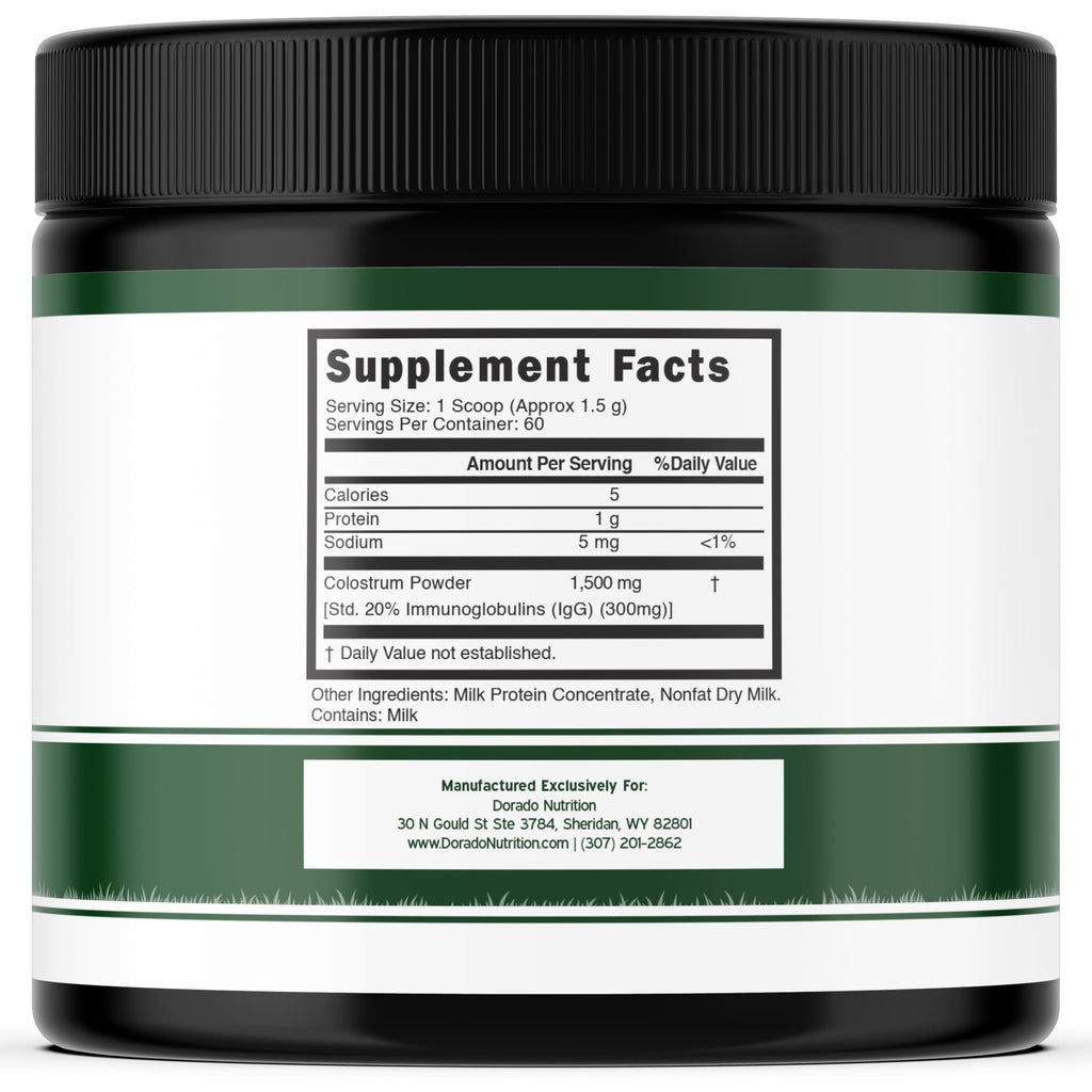 unflavored colostrum for easy mixing