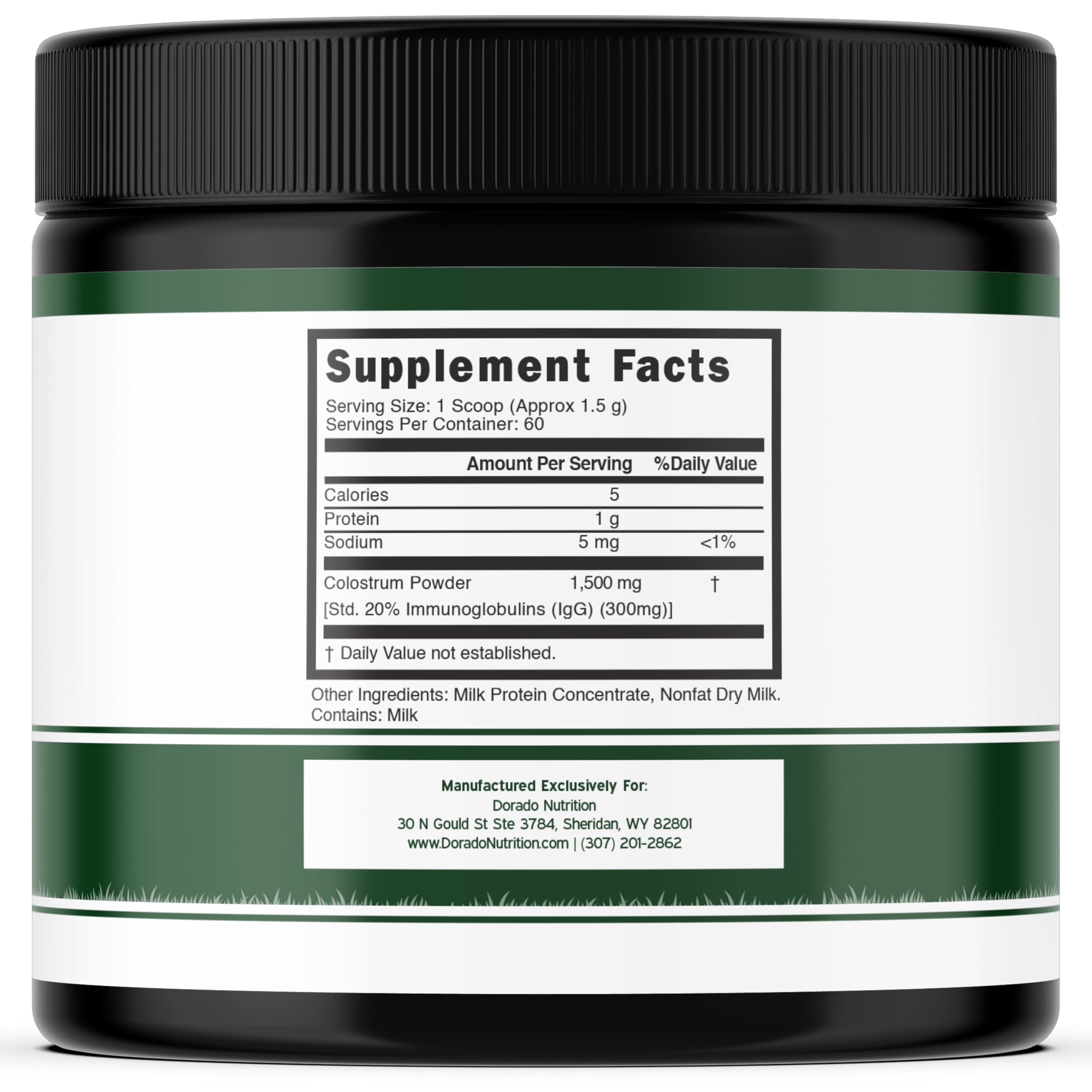 unflavored colostrum for easy mixing
