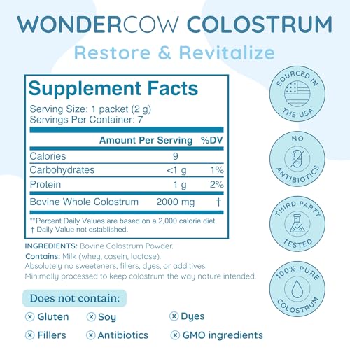 unflavored colostrum for immune support
