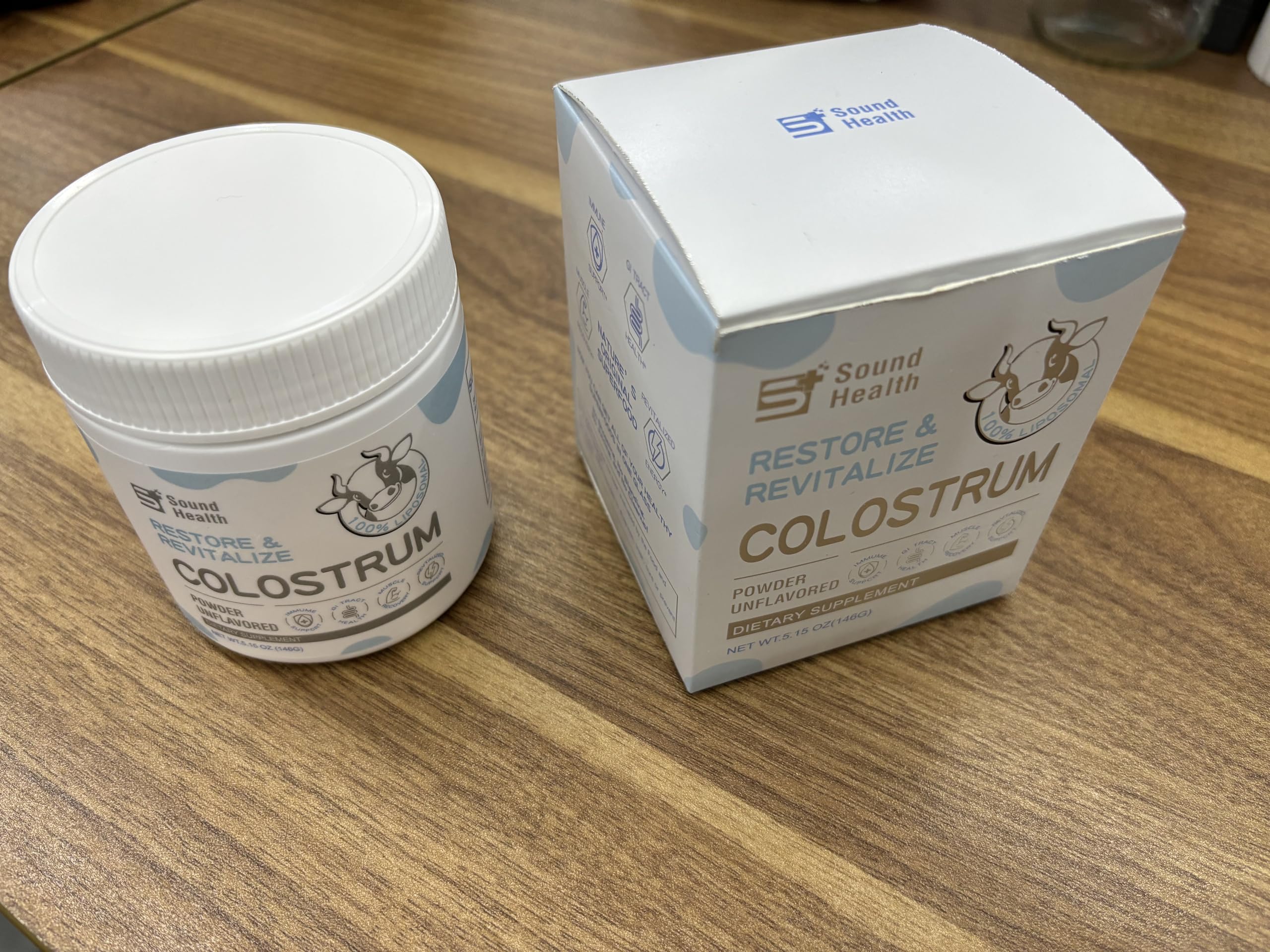 unflavored colostrum for immune support