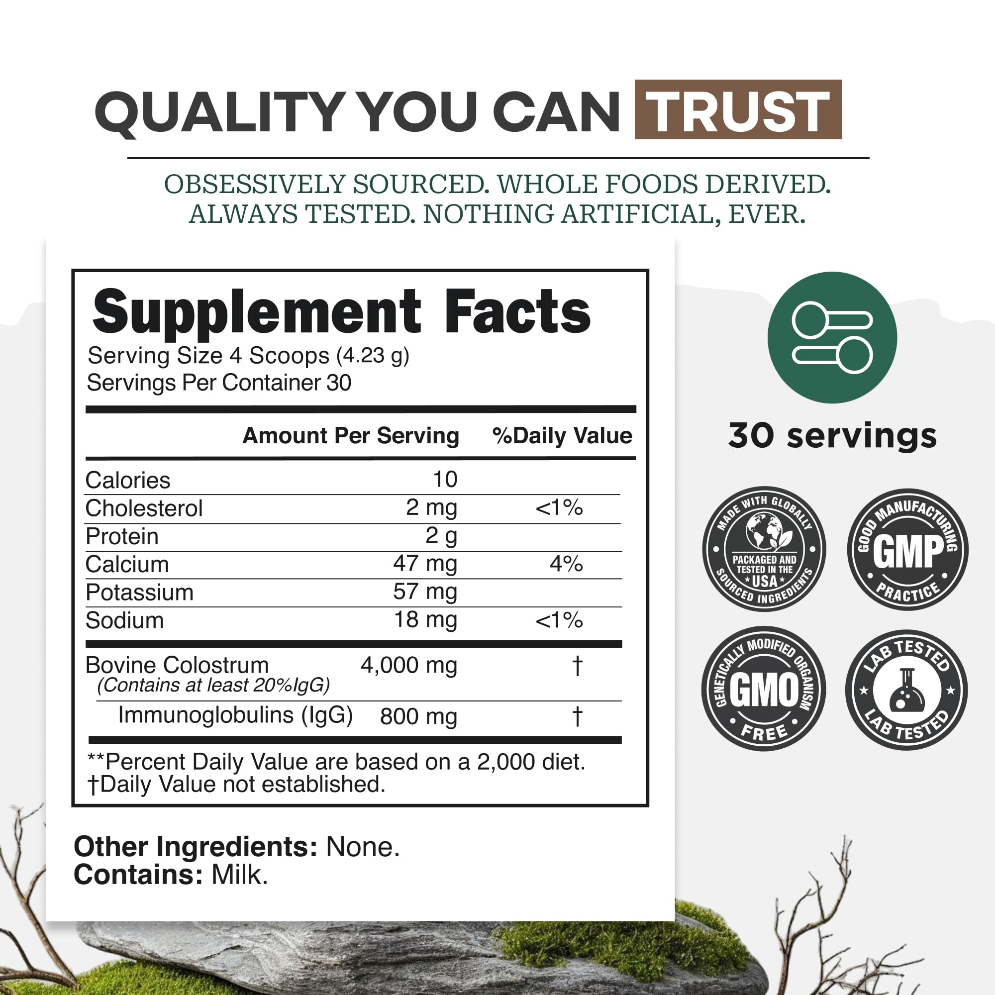 unflavored colostrum for versatile recipes