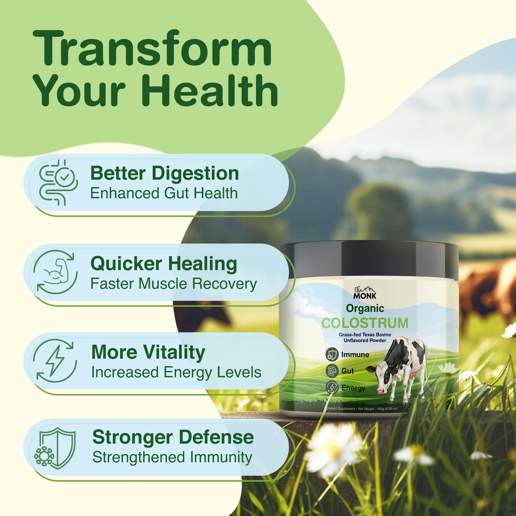 unflavored colostrum for wellness