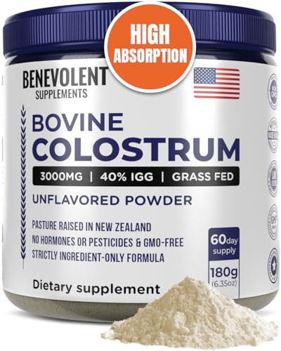 unflavored colostrum powder for gut health