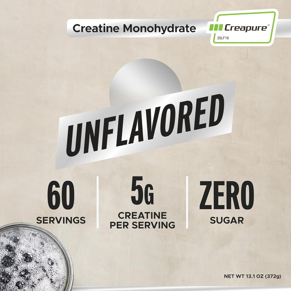 Unflavored CreaPure creatine supplement