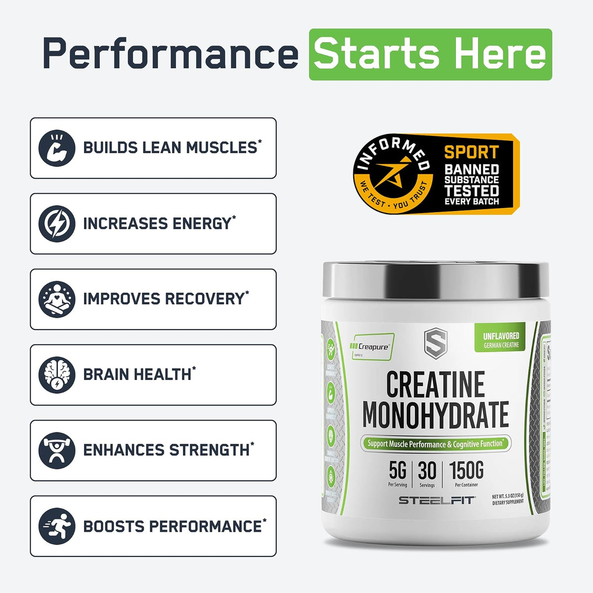 unflavored creatine for athletes