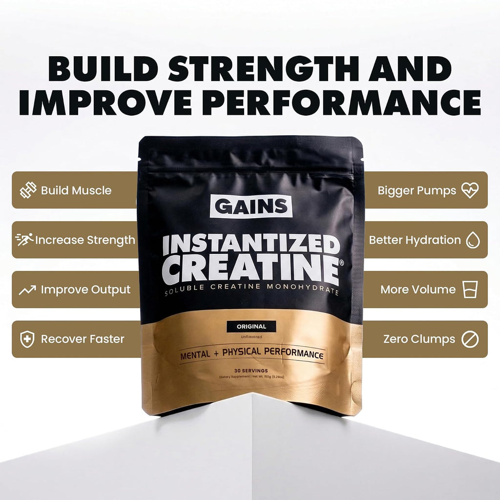 unflavored creatine for muscle gains