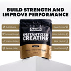 unflavored creatine for muscle gains