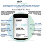Unflavored creatine for muscle growth