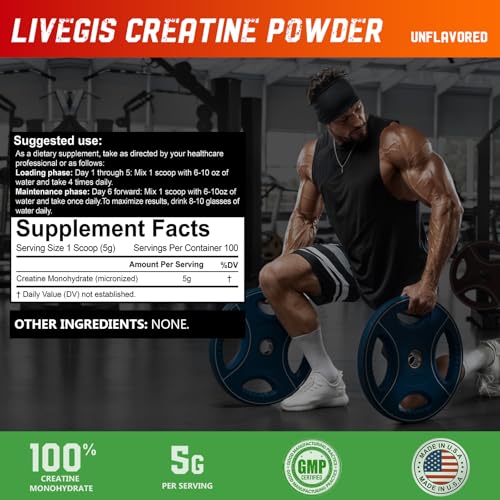 unflavored creatine for muscle growth