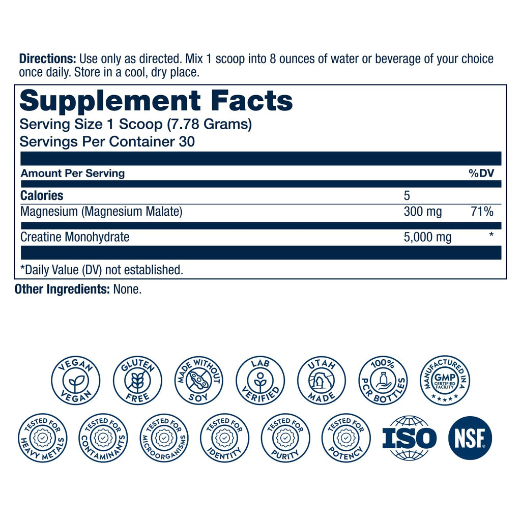 unflavored creatine for muscle growth