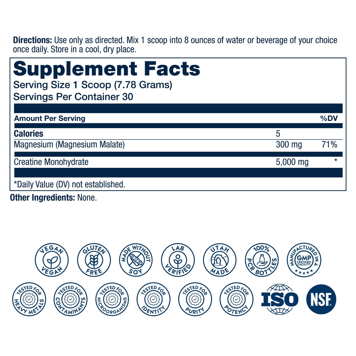 unflavored creatine for muscle growth
